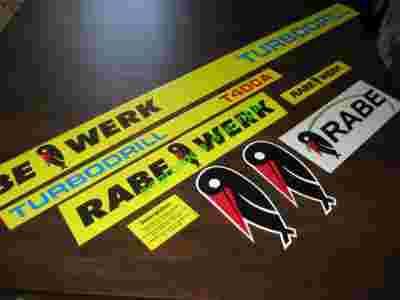 Kverneland LEMKEN RABEWERK OVERUM PŁUG naklejki